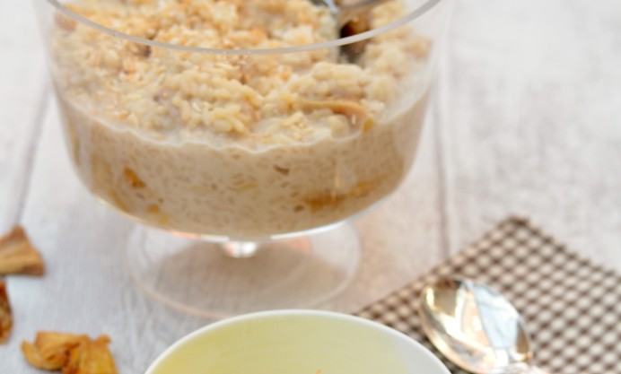 Dairy-free tropical rice pudding recipe - Great British Chefs