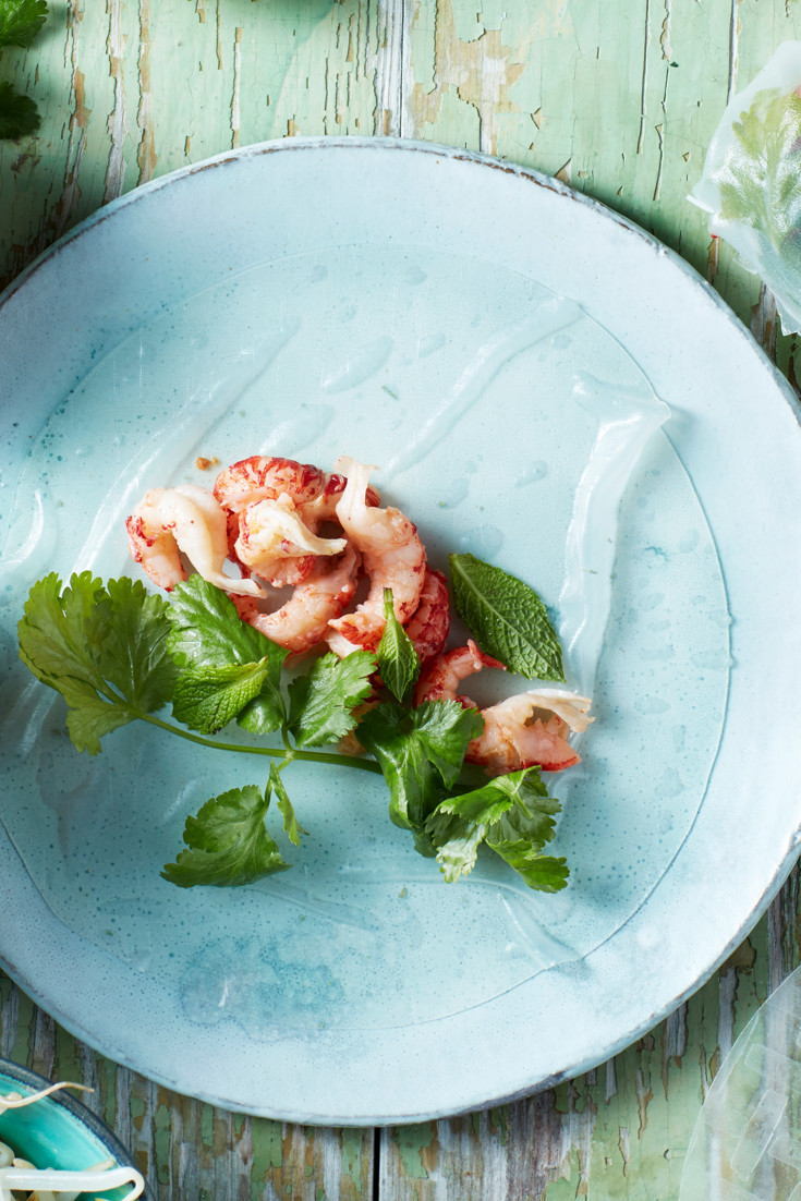 Crayfish Summer Roll Recipe - Great British Chefs