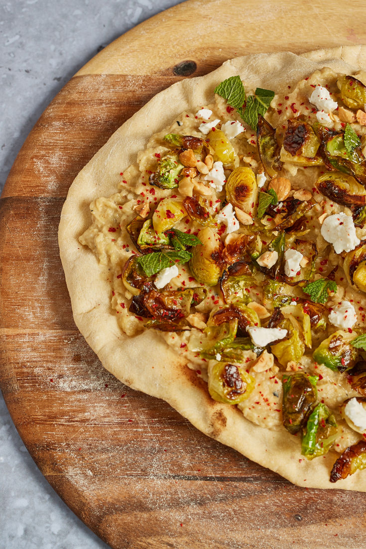 Brussels Sprouts Flatbread Recipe - Great British Chefs