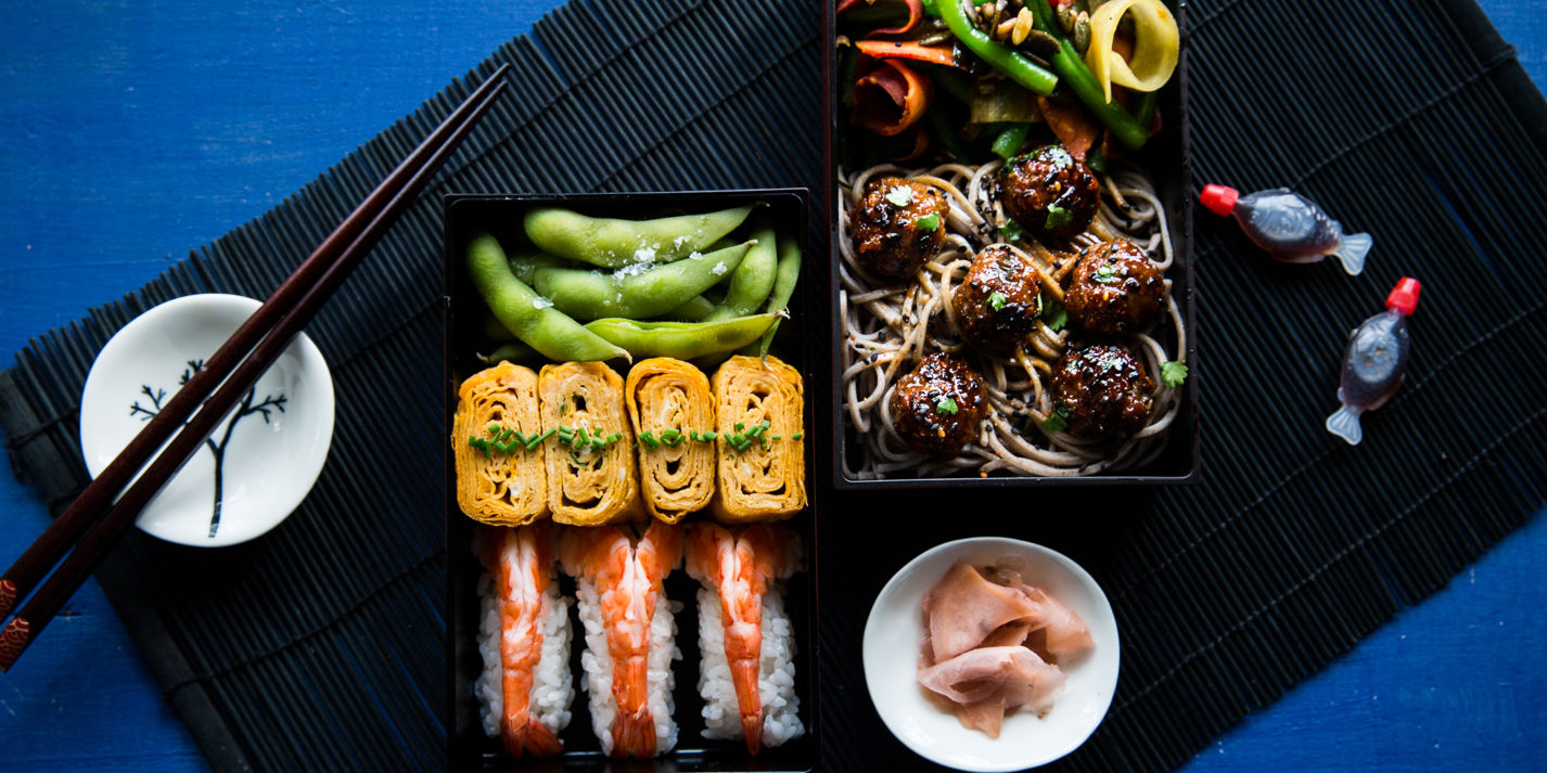 Prawn Nigiri Bento Box Recipe - Great British Chefs