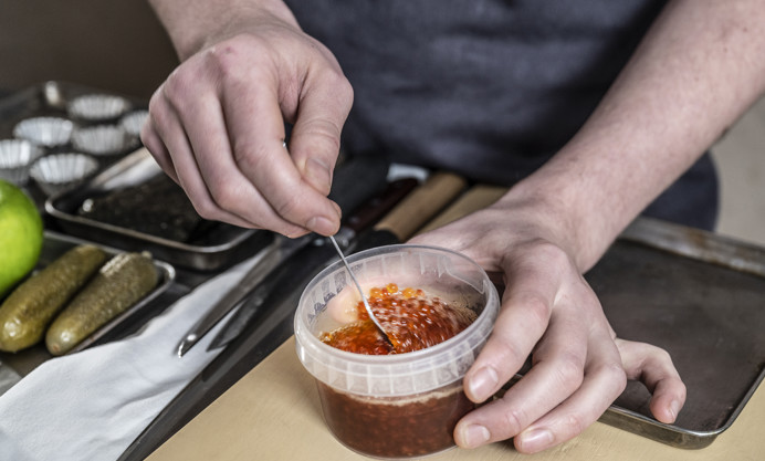 Scallop, Nori and Trout Roe Tartlets Recipe - Great British Chefs