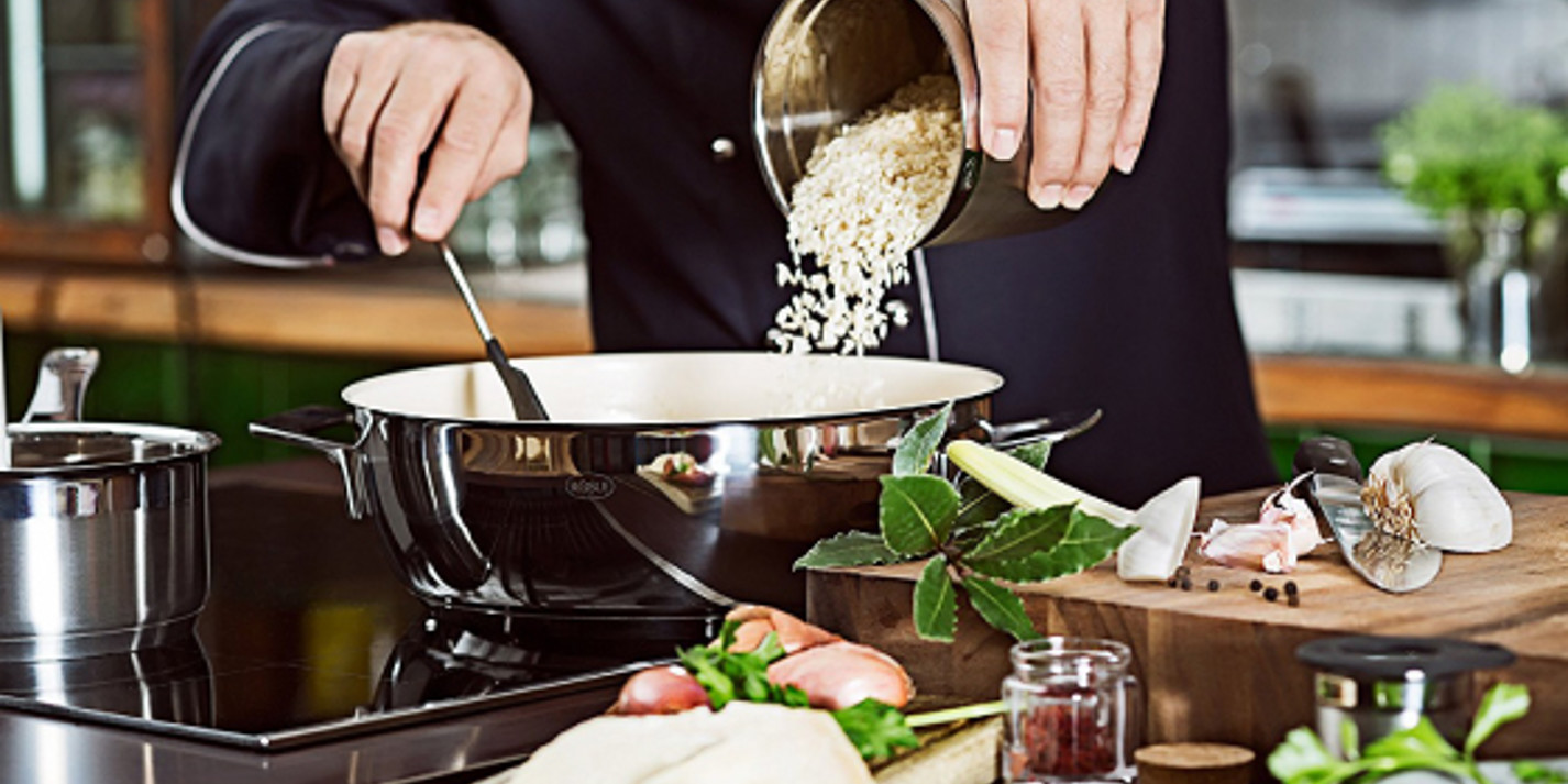 Win a risotto pan worth over £75 - Great Italian Chefs