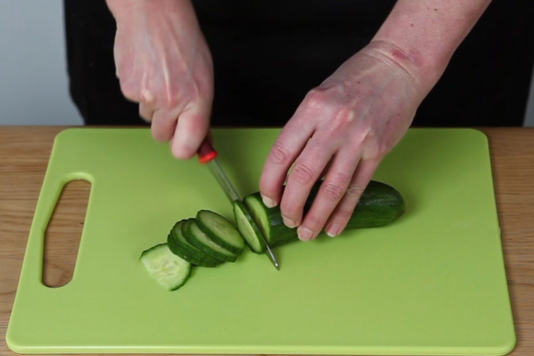 How to Slice Cucumber - Great Italian Chefs