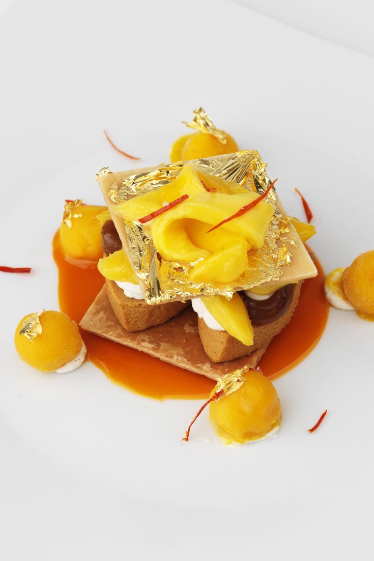 Caramel Mille-Feuille Recipe With Mango & Chilli - Great British Chefs
