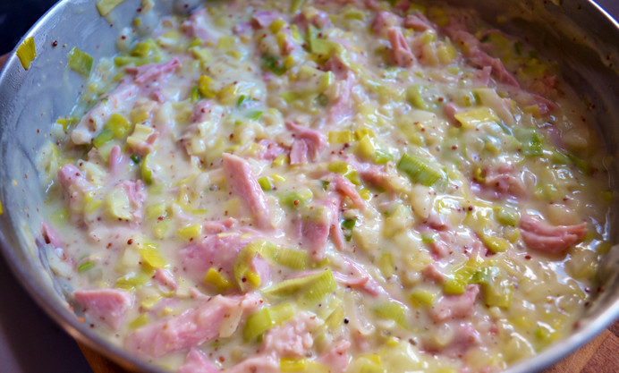 Gammon and Leek Crumble Recipe - Great British Chefs