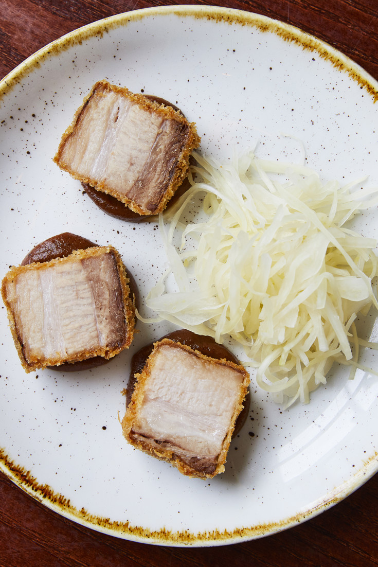 Crispy Pork Belly Canape Recipe - Great British Chefs