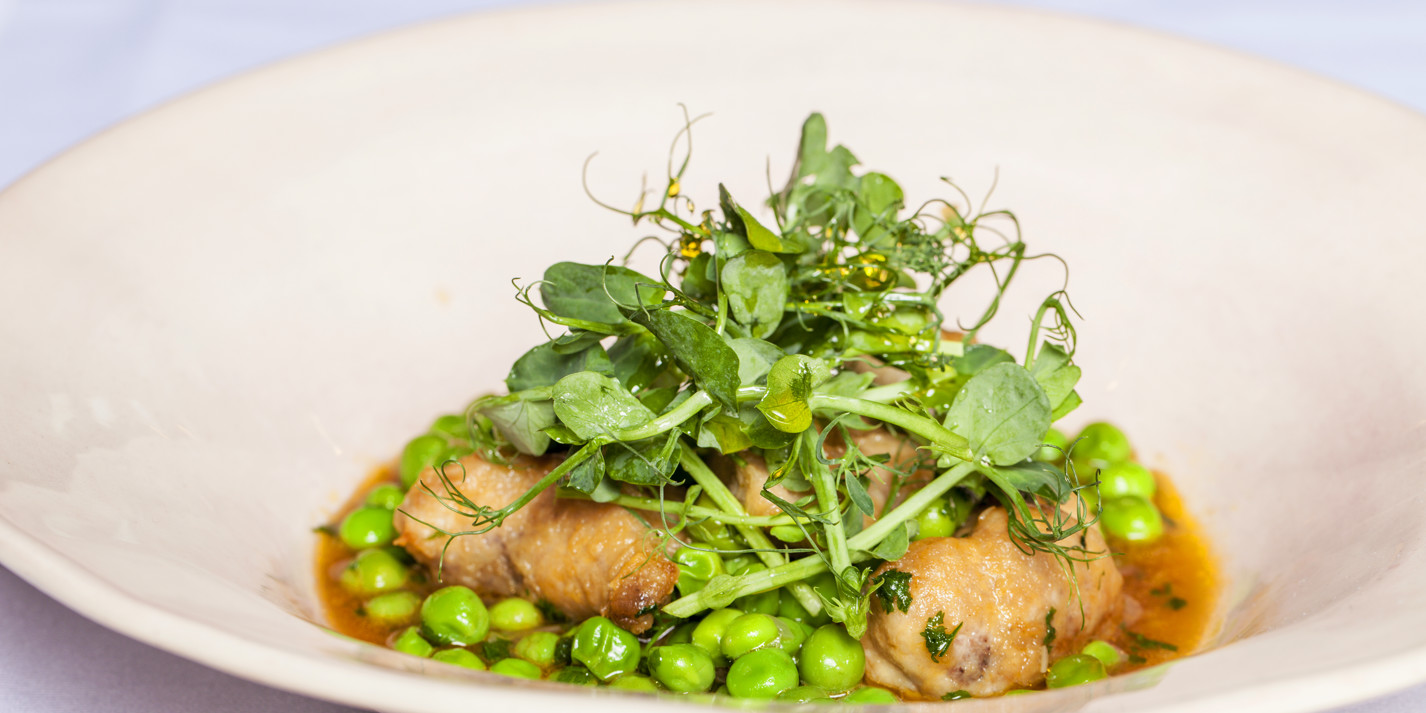 Lamb Sweetbread with Peas Recipe - Great British Chefs