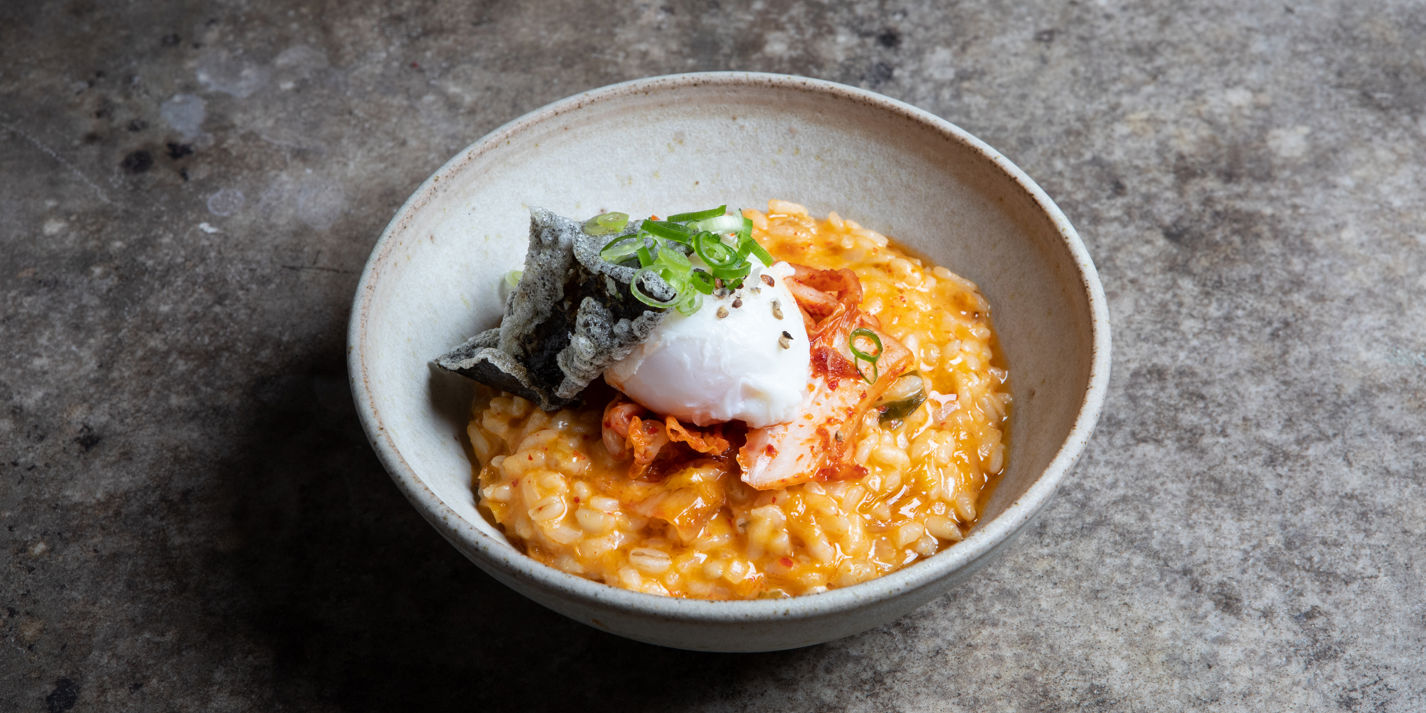 Kimchi Risotto Recipe - Great British Chefs