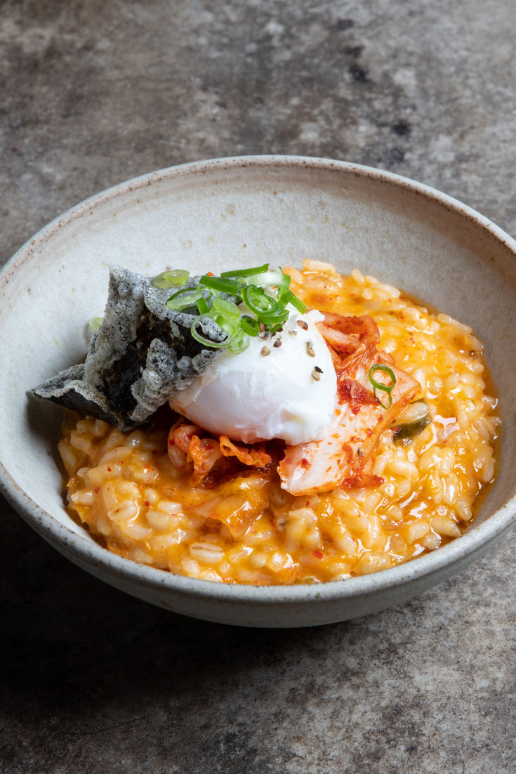 Kimchi Risotto Recipe - Great British Chefs