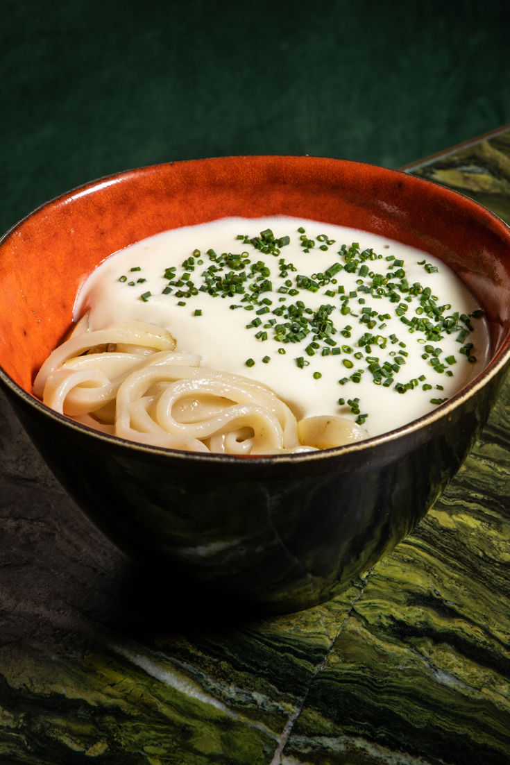 Wagyu Curry Udon with Potato Foam Recipe - Great British Chefs