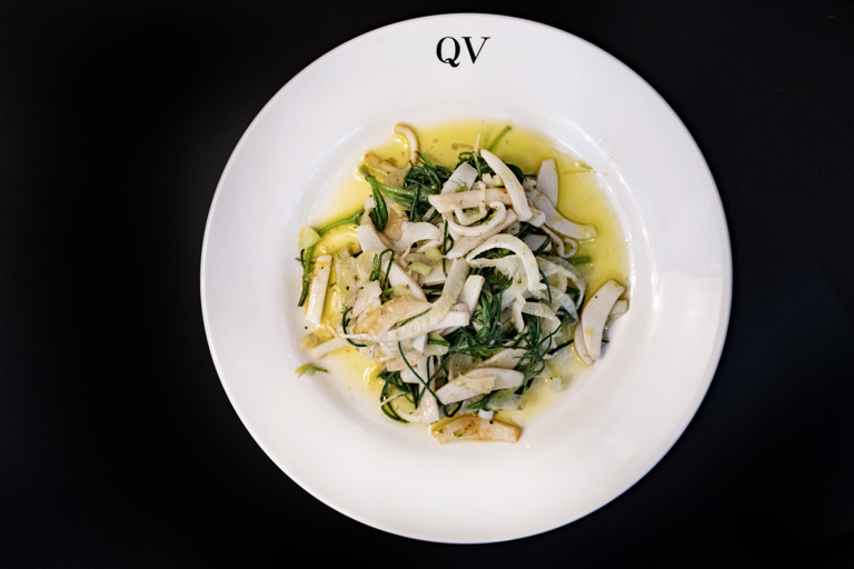 Cuttlefish, Monk's Beard, and Fennel Salad Recipe - Great British Chefs