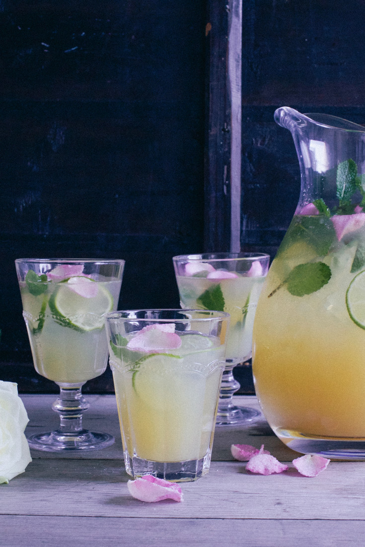 Rose and Rhubarb Mocktail Recipe - Great British Chefs