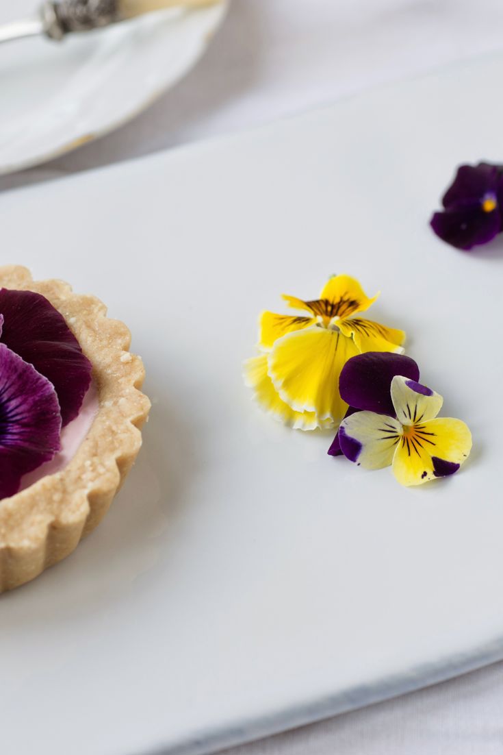 Strawberry and pansy tart recipe - Great British Chefs