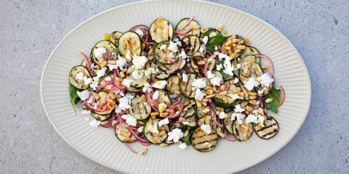 Charred Courgettes with Red Onion and Elderflower Recipe - Great ...