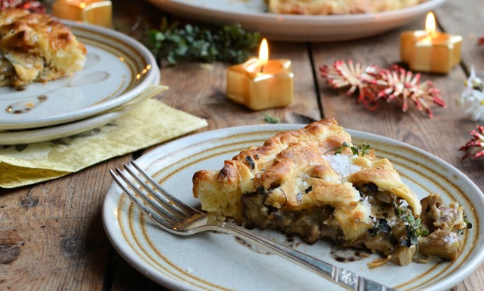 Vegan mushroom, chestnut and thyme pithivier recipe - Great British Chefs