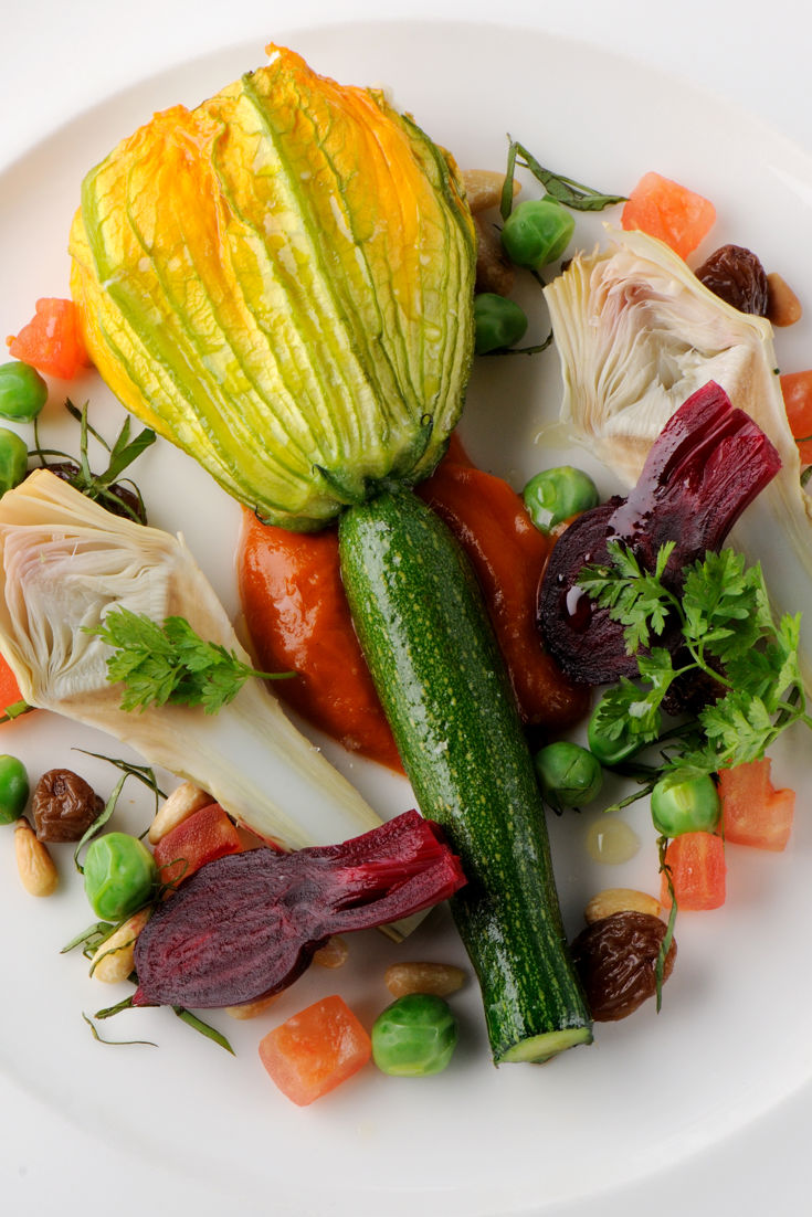 Stuffed Courgette Flowers Recipe - Great British Chefs
