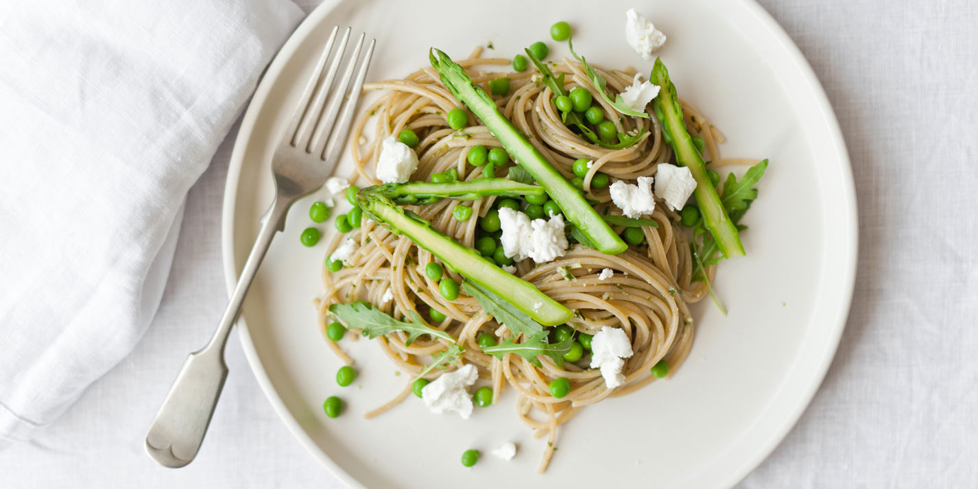 Asparagus Spaghetti Recipe - Great British Chefs