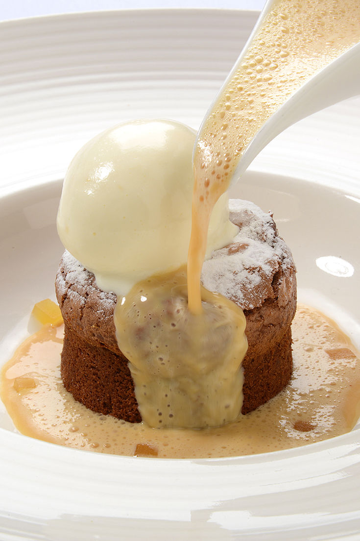 Ginger Pudding with Caramel Custard Recipe - Great British Chefs