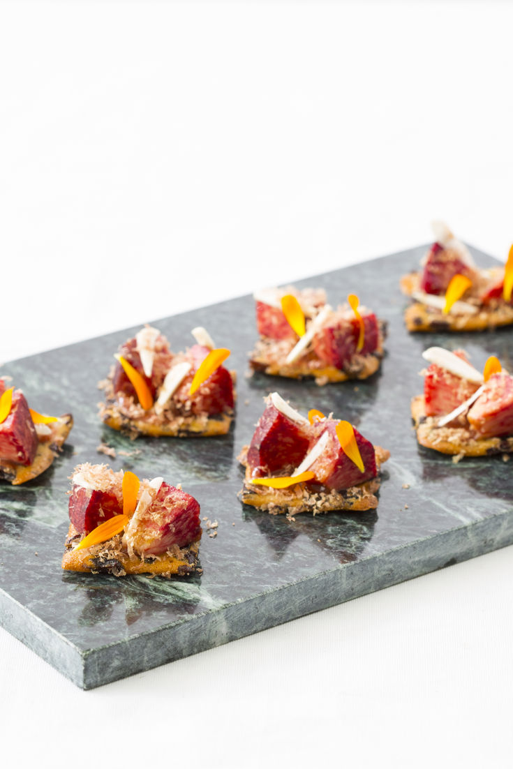 Garibaldi Biscuit Canapé Recipe - Great British Chefs