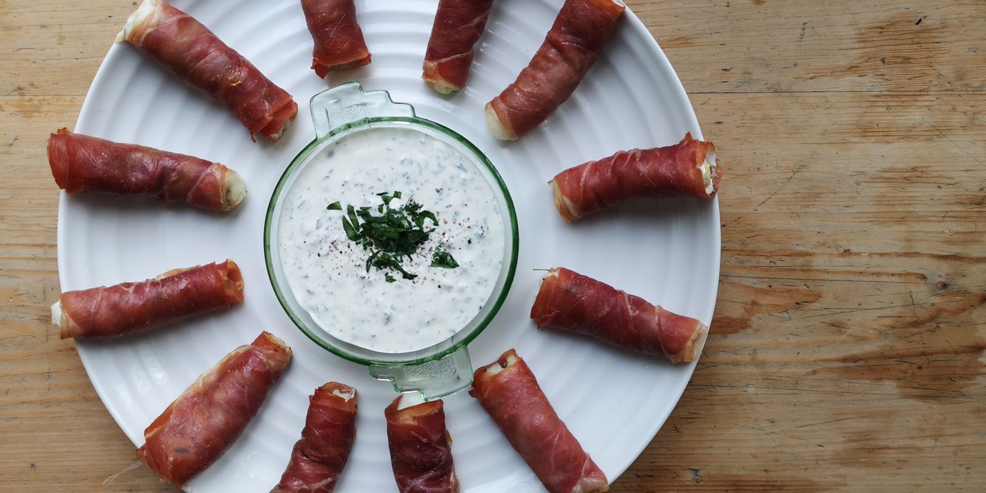 Monkfish and Parma Ham Canapé Recipe - Great British Chefs