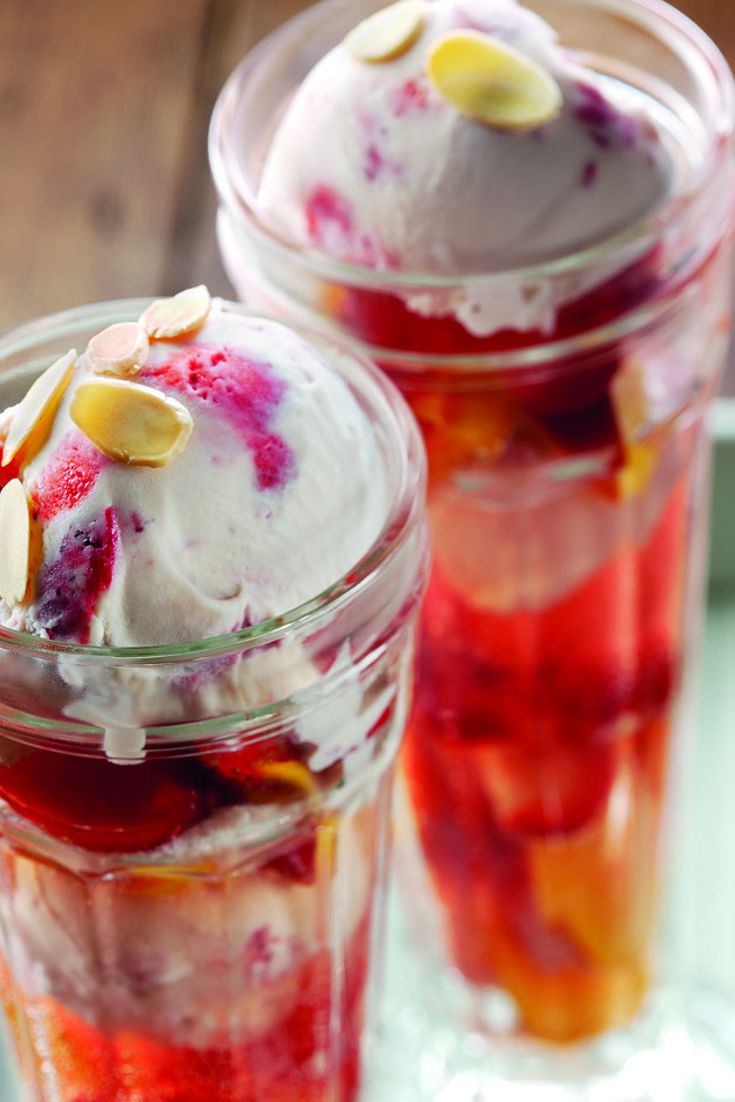 Peach Melba Float Recipe - Great British Chefs