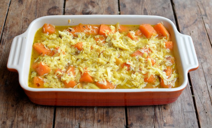 Easy Rice Bake Recipe With Cheese and Pumpkin - Great British Chefs