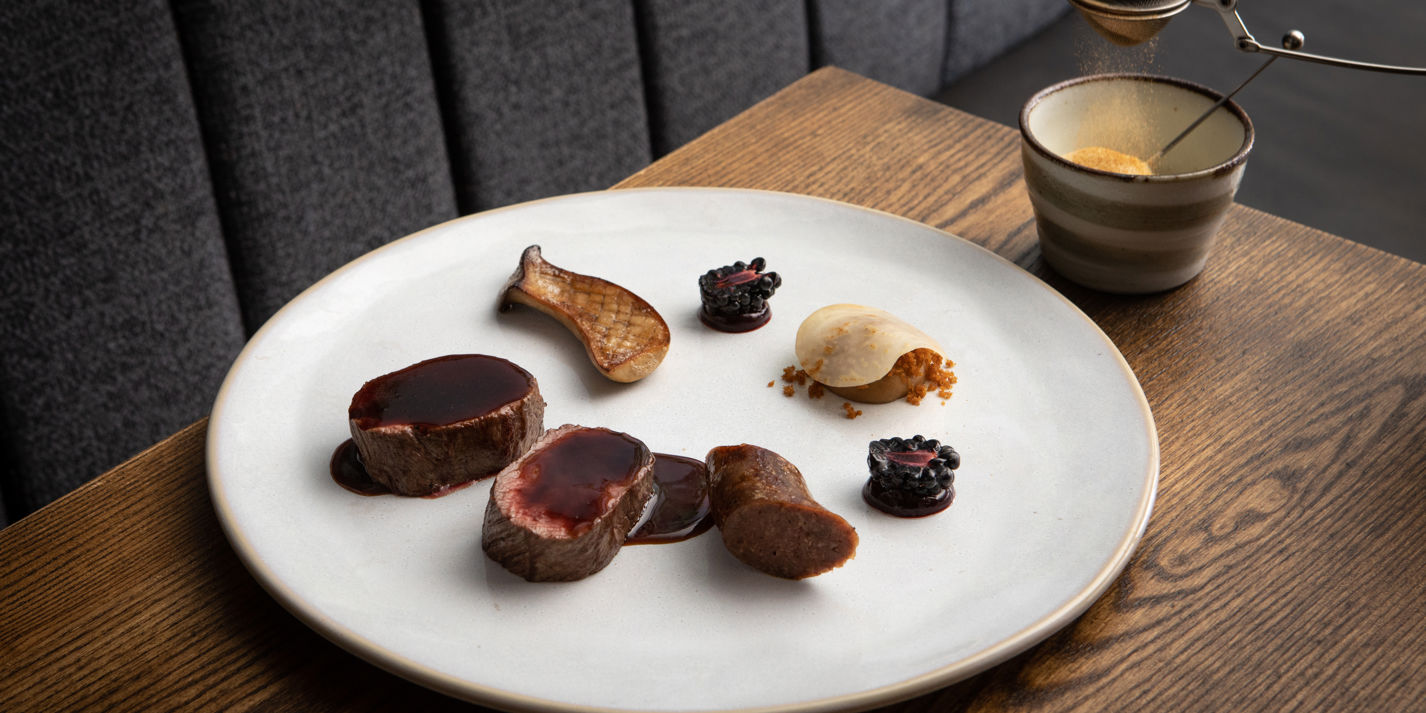 Fallow Deer, Celeriac, Blackberry and Thyme Recipe - Great British Chefs
