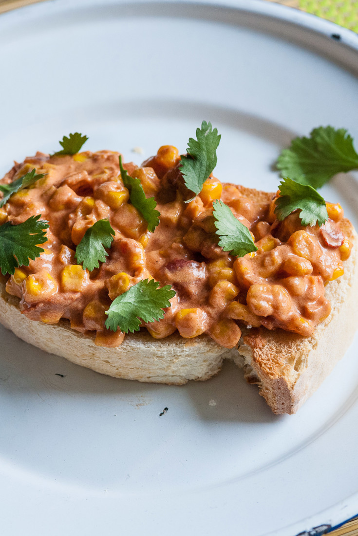 Sweetcorn on Toast Recipe - Great British Chefs