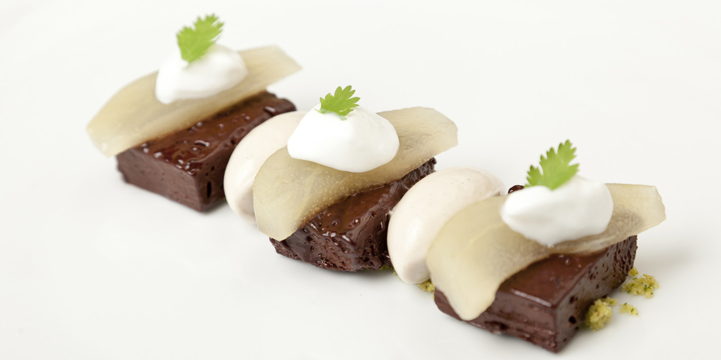 Chocolate and Pear Recipe - Great British Chefs