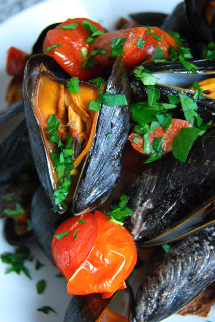 Roasted Mussel and Tomato Recipe - Great British Chefs