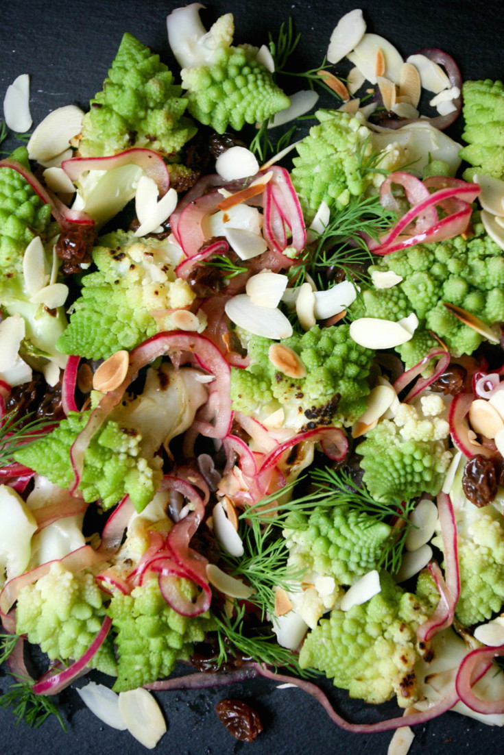 Chargrilled Romanesco Salad Recipe - Great British Chefs