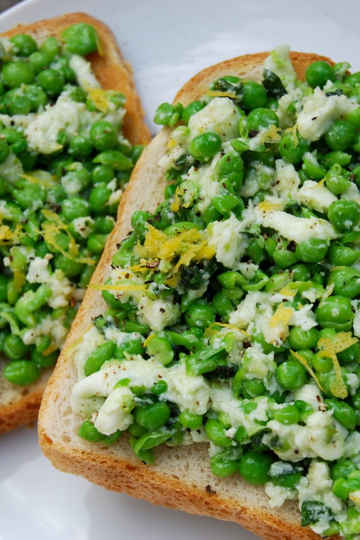 Peas on Toast Recipe - Great British Chefs