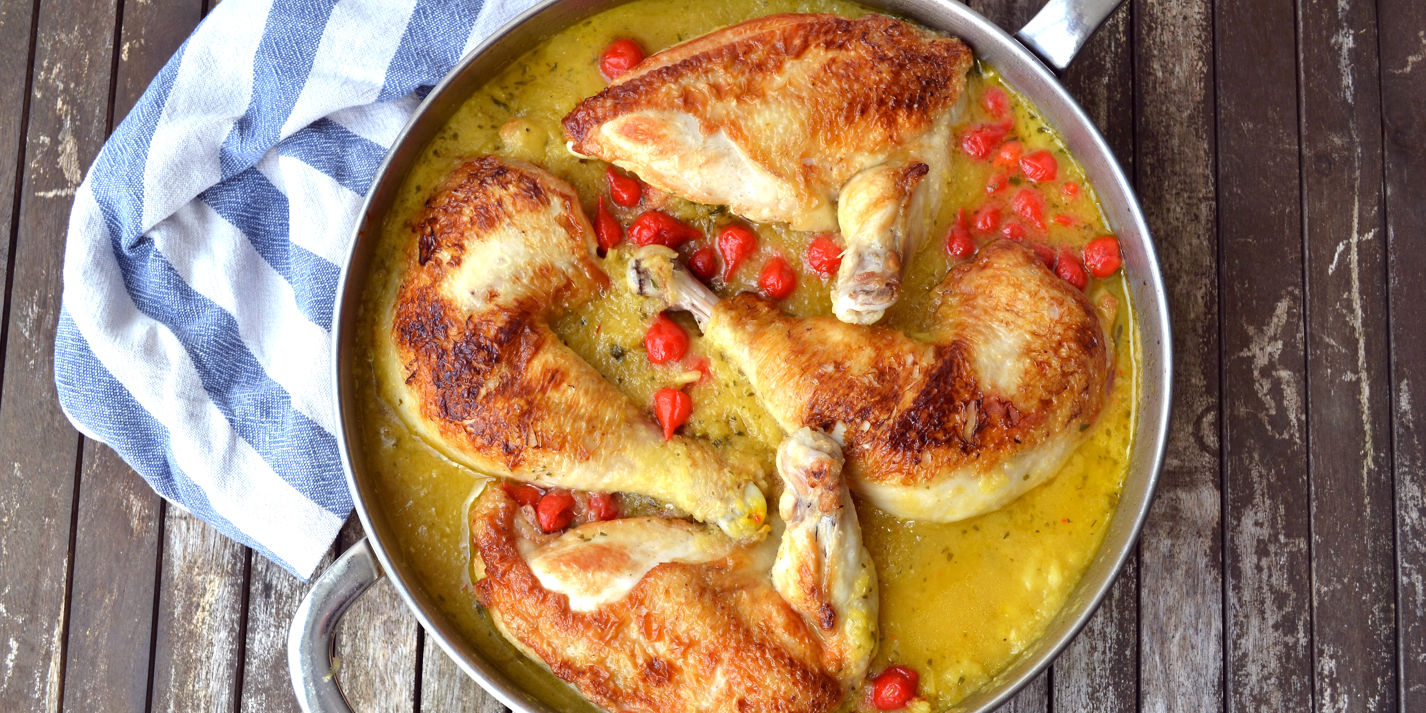 Spanish Chicken Recipe with Saffron Rice - Great British Chefs