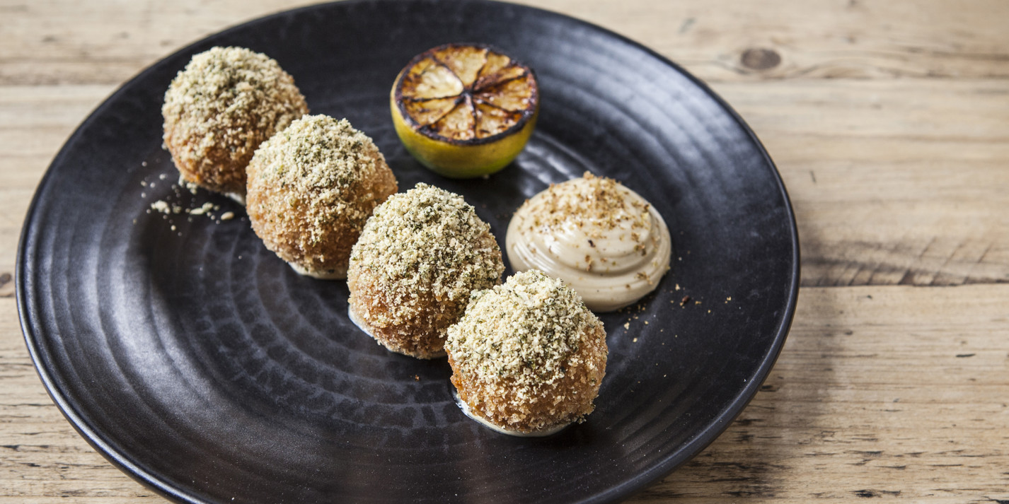 Lobster Croquette Recipe with Nori Gomasio - Great British Chefs