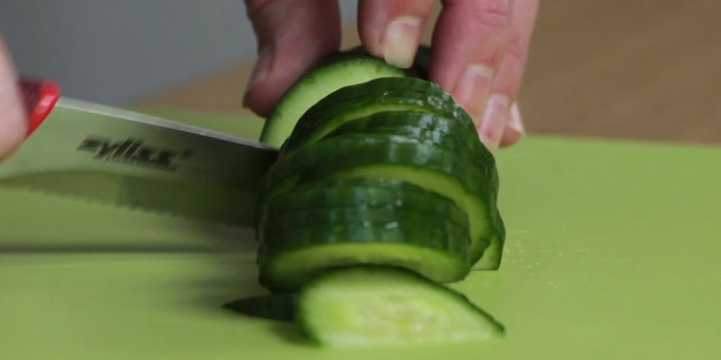 How to Slice Cucumber - Great British Chefs