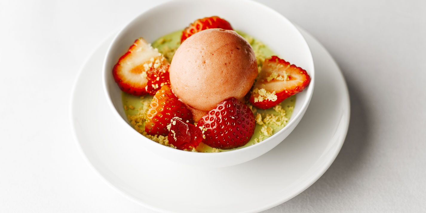 Strawberry and Champagne Sorbet Recipe - Great British Chefs