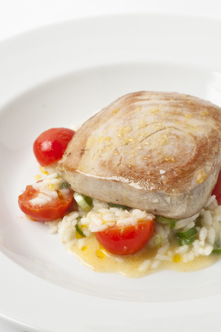 Roast Tomato and Spring Onion Risotto Recipe - Great British Chefs