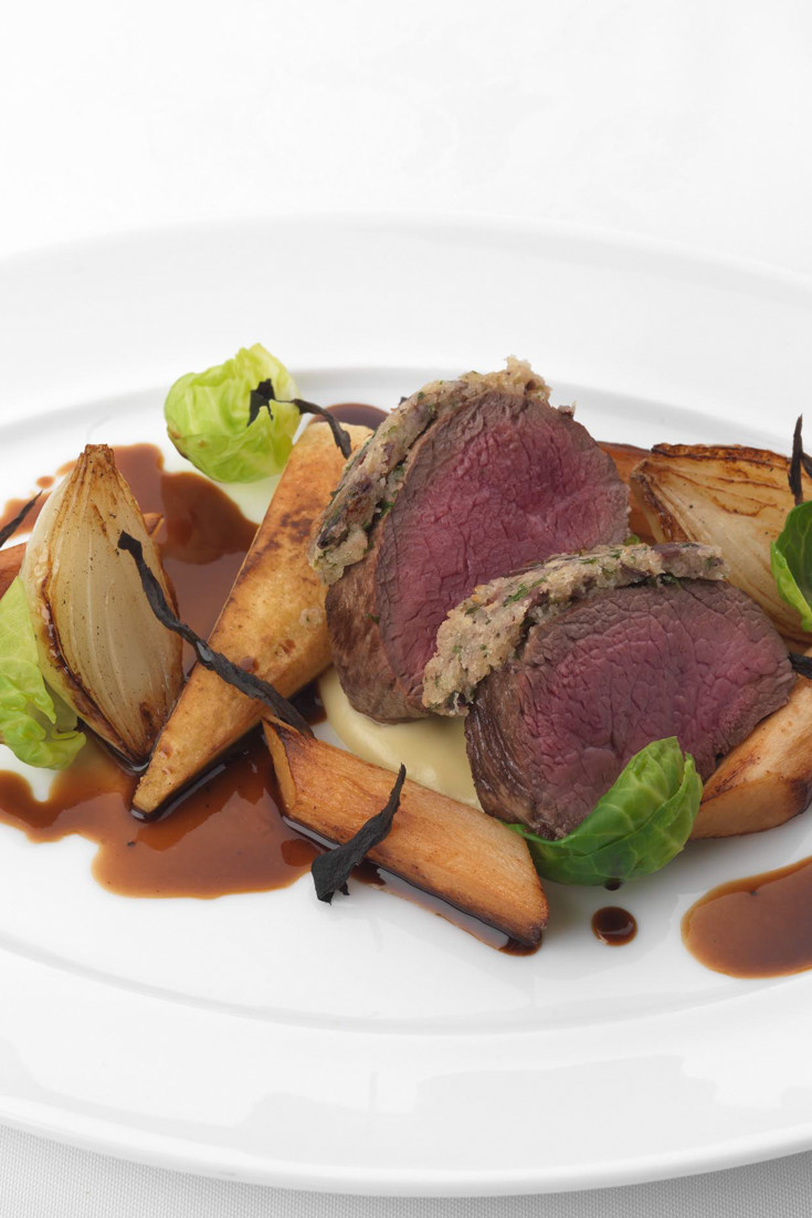 Black Olive Crusted Venison Recipe - Great British Chefs