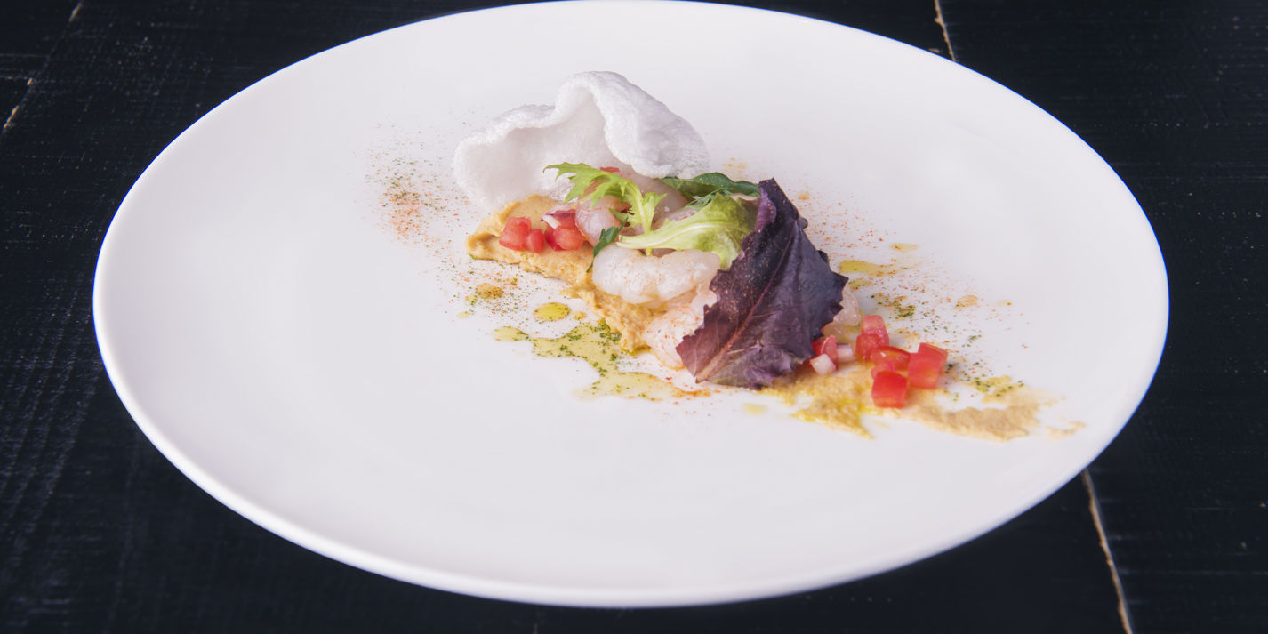 Prawn Tartare with Prawn Cracker Recipe - Great Italian Chefs