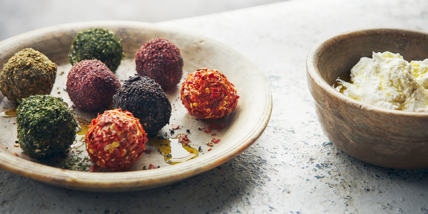 Labneh Balls Recipe - Great British Chefs