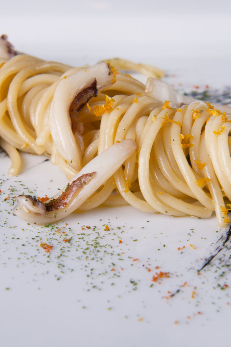 Cuttlefish Spaghetti Recipe - Great Italian Chefs
