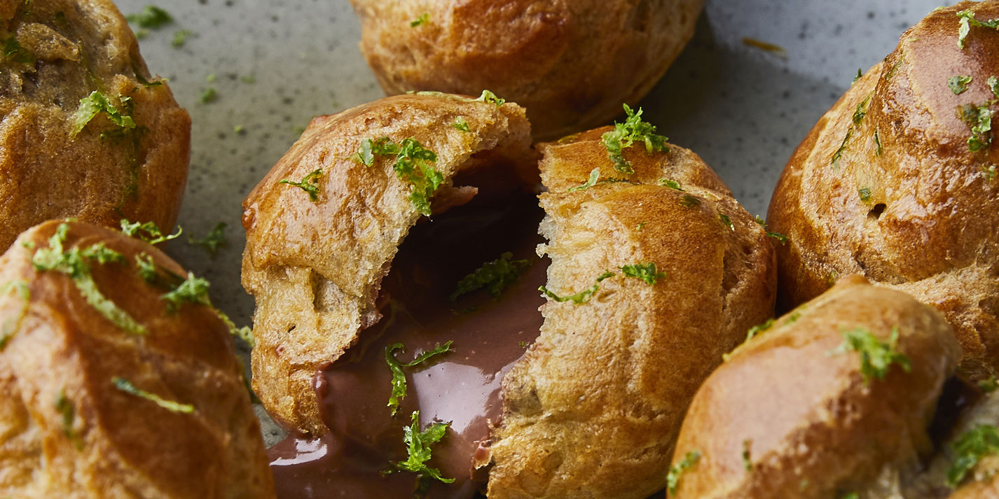 Chocolate Custard-Filled Choux Bun Recipe - Great British Chefs