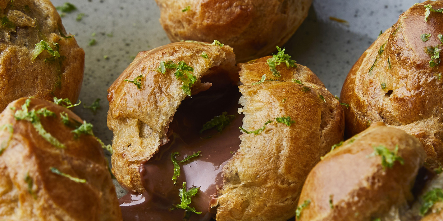 Chocolate Custard-Filled Choux Bun Recipe - Great British Chefs
