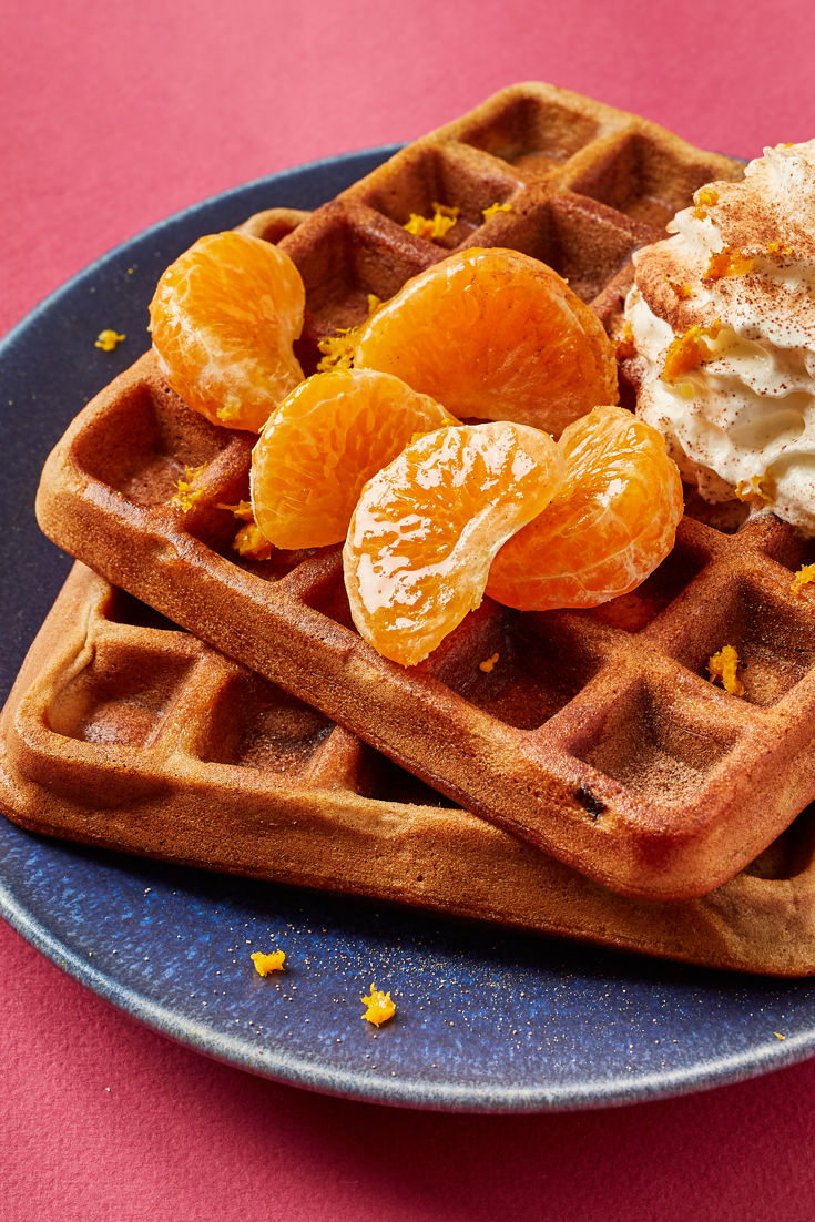 Chocolate Orange Waffles Recipe - Great British Chefs