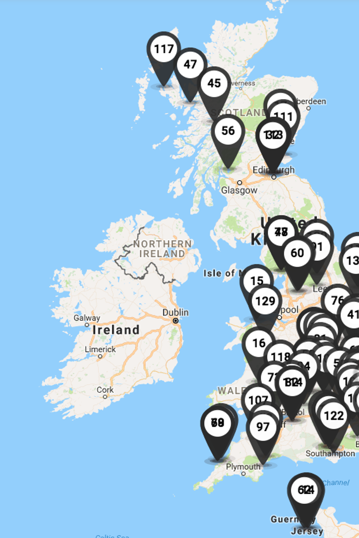Great British Chefs Restaurant Map Guide - Great British Chefs
