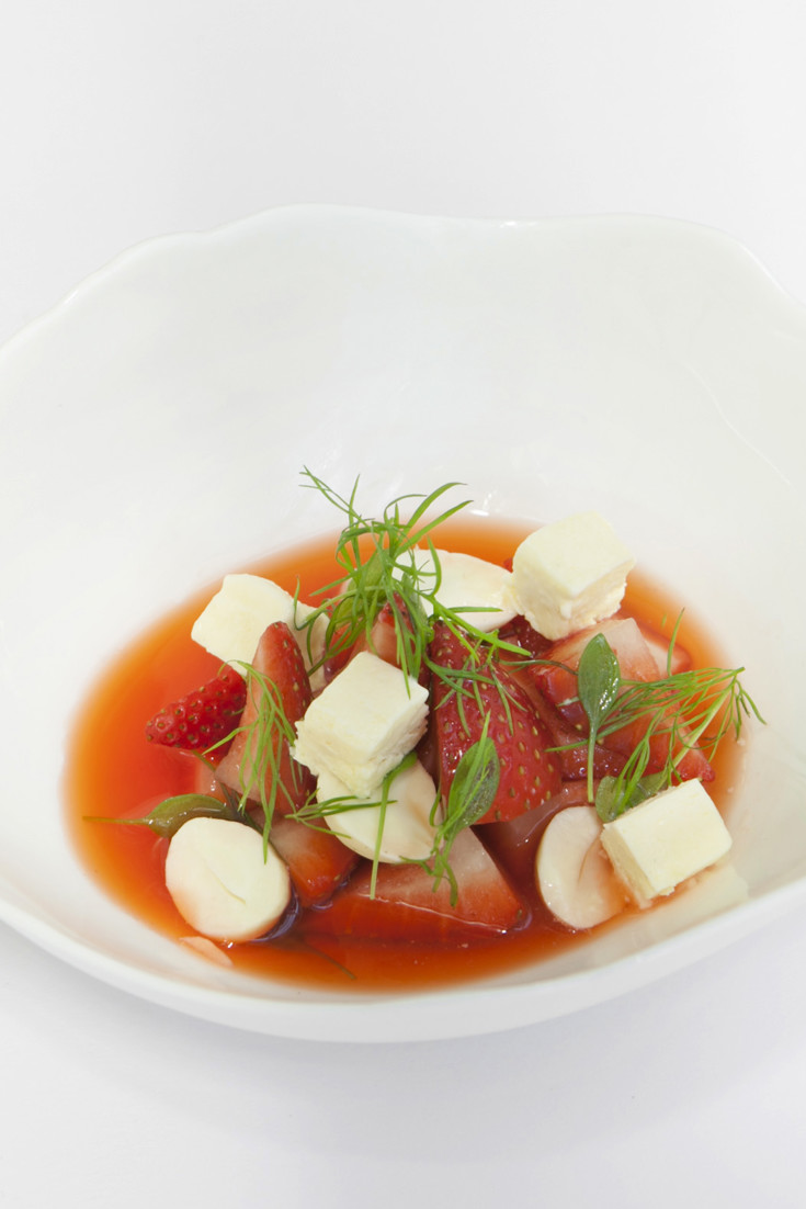 Strawberry and Cobnuts Recipe - Great British Chefs