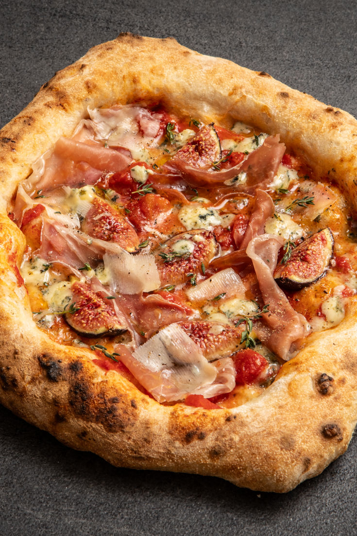 Parma Ham, Fig and Stilton Sourdough Pizza Recipe - Great British Chefs