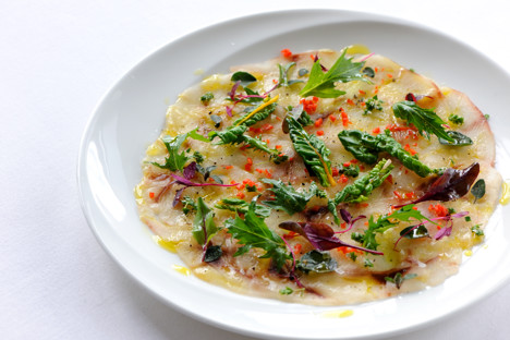 How to Slice Fish for Carpaccio - Great British Chefs