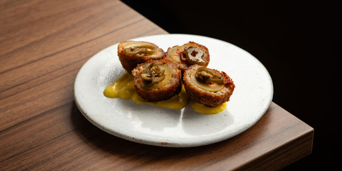 ‘Nduja Scotch Olives Recipe - Great British Chefs