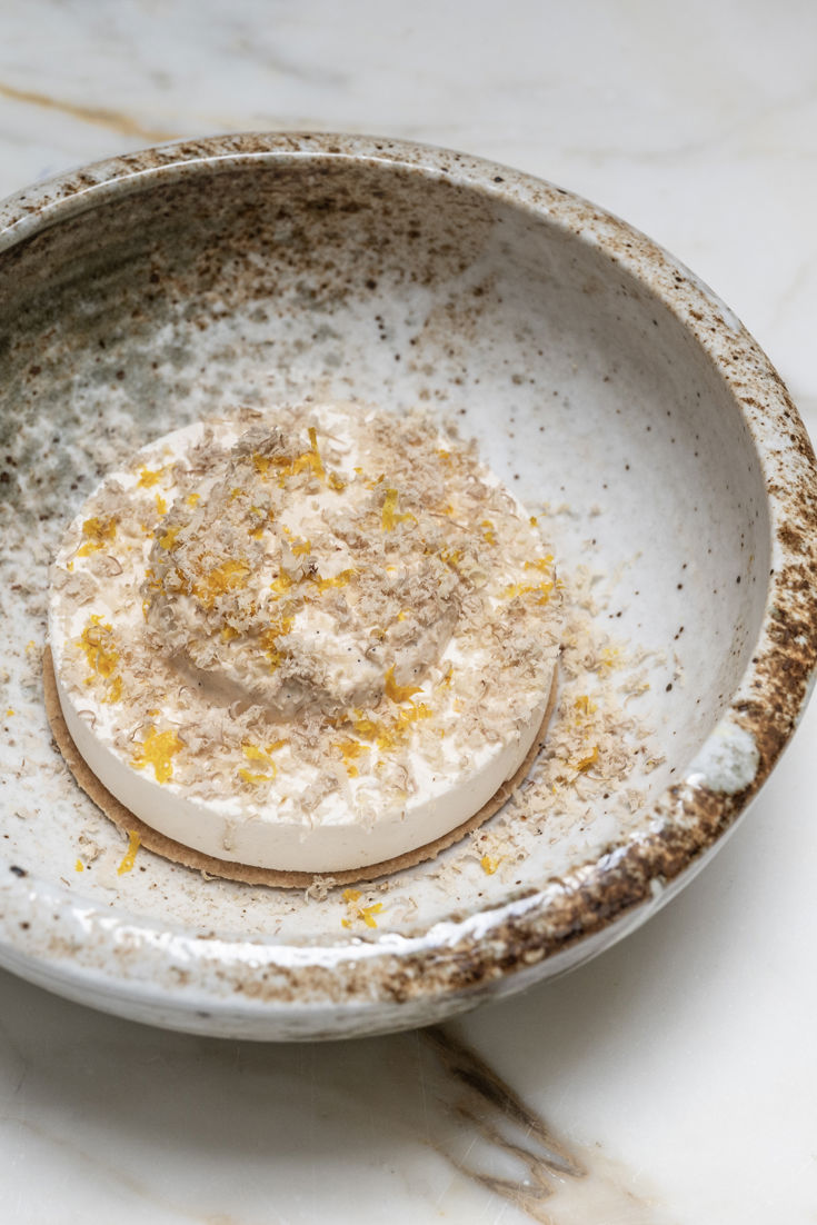 Vegan Chestnut and Orange Cheesecake Recipe - Great British Chefs